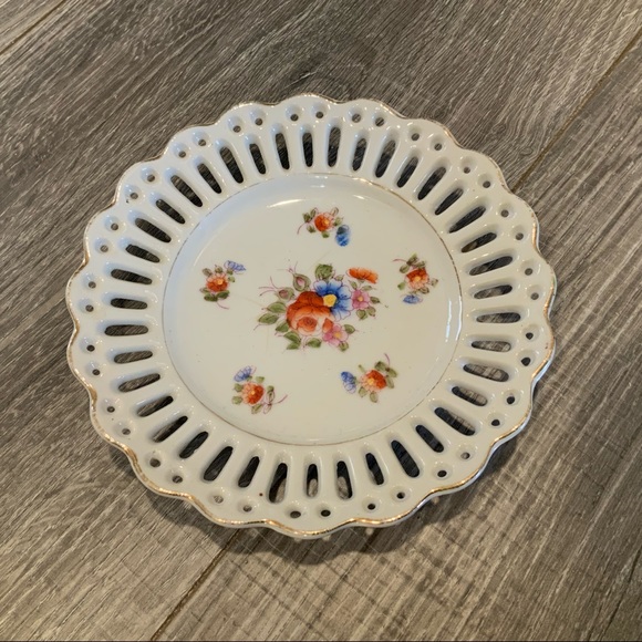 Mikori | Other | Mikori Ware Riticulated Small Dish Candy Trinkets Made ...